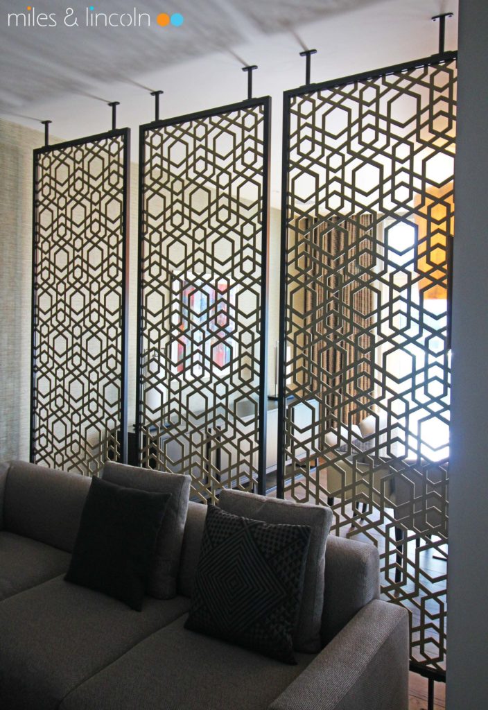 Laser cut framed screens